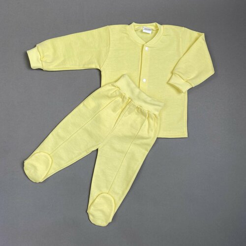 Комплект одежды Clariss, размер 24 (74-80) 6-9 мес., желтый