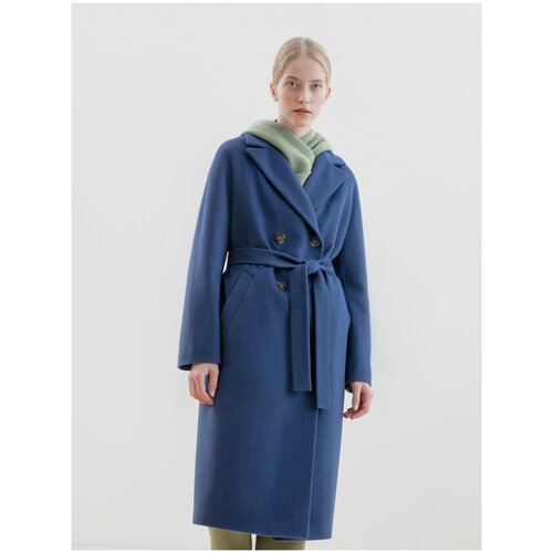 Пальто  Pompa, размер 40, синий