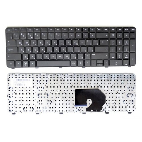 Клавиатура для ноутбука HP Pavilion dv7-6001er черная с рамкой