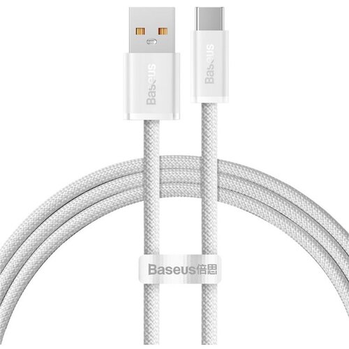 Кабель Baseus Dynamic Series Fast Charging Data Cable USB to Type-C 100W 1m White (CALD000602)