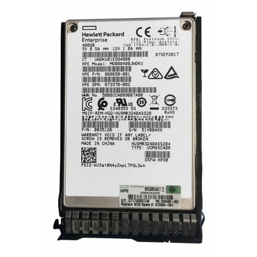 Жесткий диск HP 868650-001 400Gb SAS 2,5" SSD