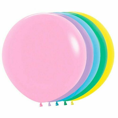 Набор воздушных шаров Ассорти, Пастель / Assorted Sandart Pastel, 24 дюйма (60 см), 10 штук