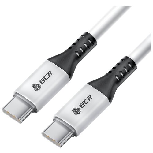 Кабель GCR USB Type-C - USB Type-C (GCR-UCMB2), 1.5 м, белый