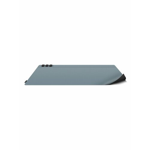 Uniq коврик для мыши органайзер пространтстваHagen reversible Desk Mat + 3 POD Mag buttons Black/Washed Blue
