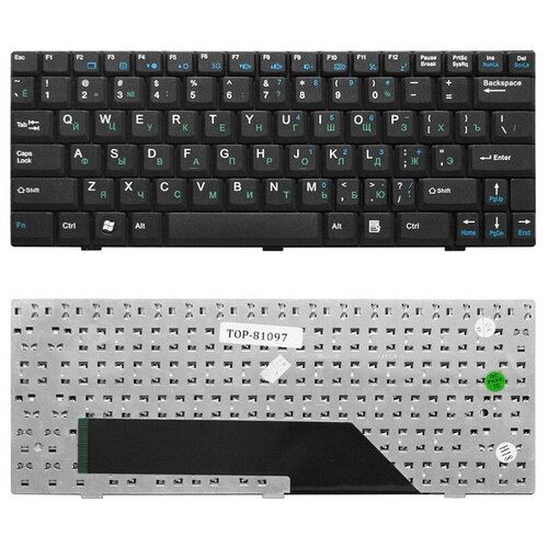 Клавиатура для ноутбука MSI V022322BK1 черная