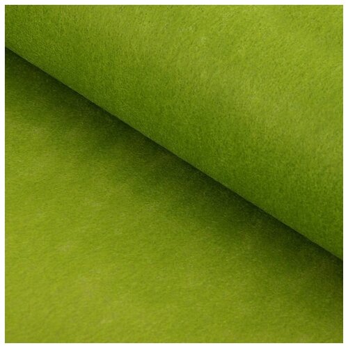 Romanoff Фетр для упаковок и поделок, однотонный, оливковый, двусторонний, зеленый, рулон 1шт, 0,5 x 20 м