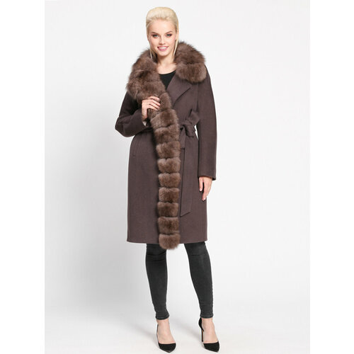 Пальто Prima Woman, размер 46, коричневый