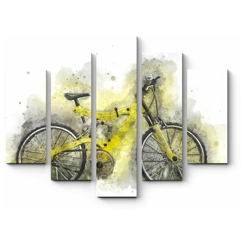 Модульная картина Абстрактный велосипед145x116