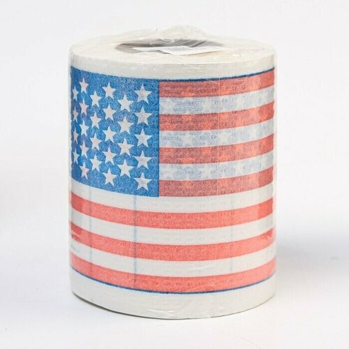 Сувенирная туалетная бумага "Американский флаг"