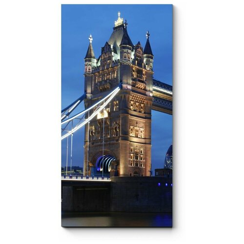 Модульная картина Тауэрский мост на закате дня, Лондон 50x100