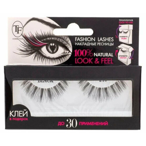 TF cosmetics Накладные ресницы Fashion Lashes ,140 черные