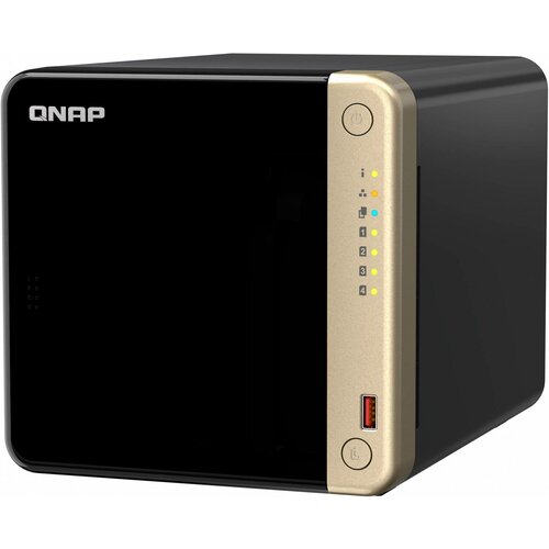 Сетевое хранилище NAS Qnap TS-464-8G черный