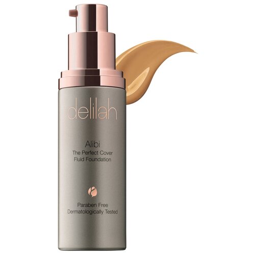 Delilah Alibi The Perfect Cover Fluid Foundation, 30 мл, оттенок: spiced