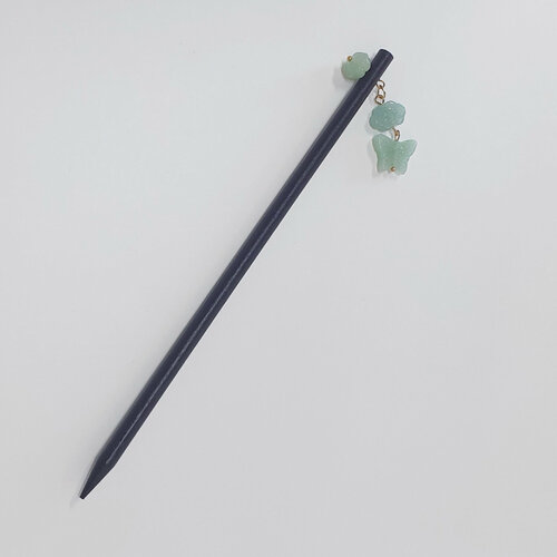 Китайская палочка для волос 1 штука/ деревянная китайская палочка / палочка- шпилька для волос /украшение для пучка волос