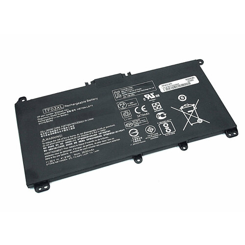 Аккумулятор для ноутбука HP 14-bf112TX 41.7Wh 11.55V