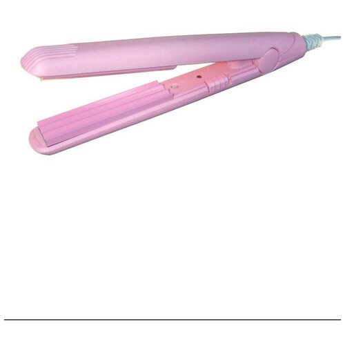Мини-гофре для волос SN-888 / розовый