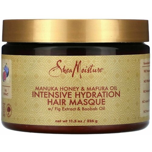 Маска для увлажнения волос, Shea Moisture, Intensive Hydration Hair Masque, 326 гр