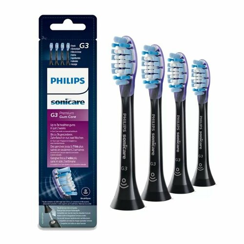 Насадки для звуковой зубной щетки Philips Sonicare HX9054/33, 4 шт.