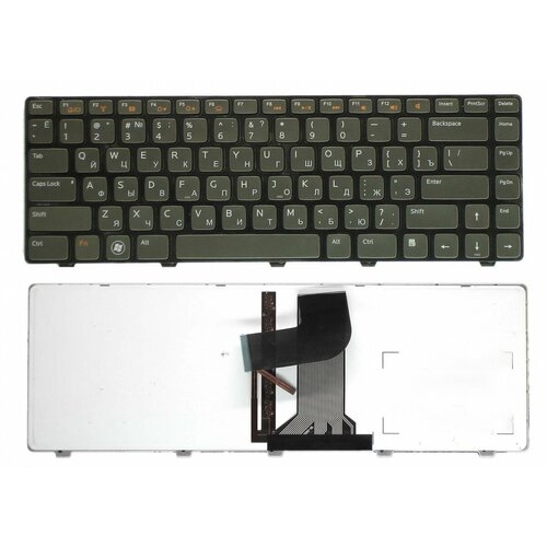 Клавиатура для Dell Vostro 3350 ноутбука с подсветкой клавиши 347639