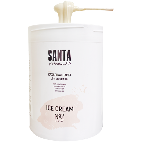 Santa Professional паста для шугаринга Ace cream , мягкая, 1600гр