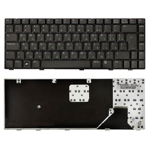Клавиатура для ноутбука Asus K020662I1, русская, черная
