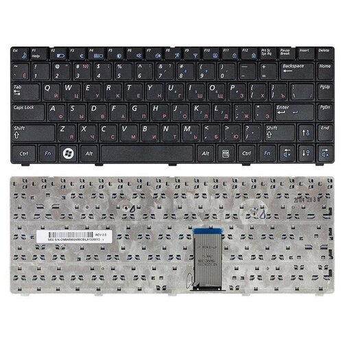 Клавиатура для ноутбука Samsumg NP-R470 черная