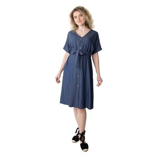 Платье Мамуля Красотуля, размер 48-50, синий