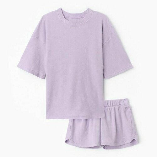 Пижама , размер 46, фиолетовый