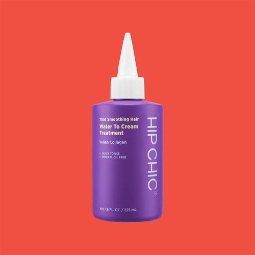 HIP CHIC Кондиционер для разглаживания сухих волос с веганским коллагеном That Smoothing Hair Water To Cream Treatment, 200 мл