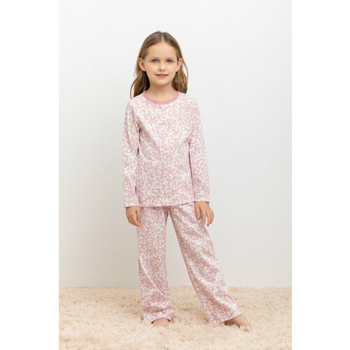 Пижама  crockid, размер 56/104, лиловый