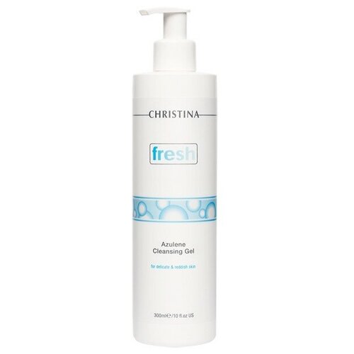 Christina Fresh Azulene Cleansing Gel Delicate & Reddish - Азуленовый очищающий гель для Чувствительной 300мл