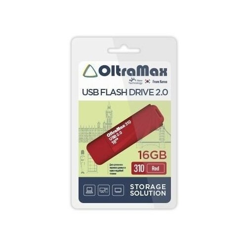 USB флэш-накопитель OLTRAMAX OM-16GB-310-Red 1255092
