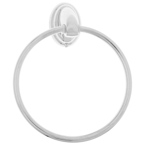 Держатель для полотенец одинарный, кольцо Accoona A11108, цвет хром