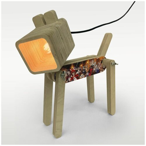 Настольная лампа светильник Собака игры геншин, genshin impact - 1377