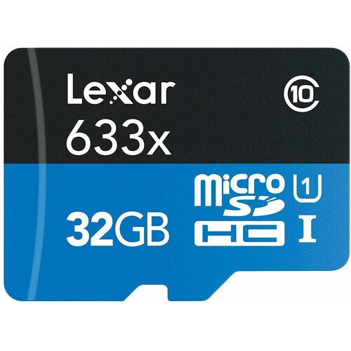 Карта памяти LEXAR 633x Micro SD, класс 10 UHS-1 U1 V10 A1 32 ГБ