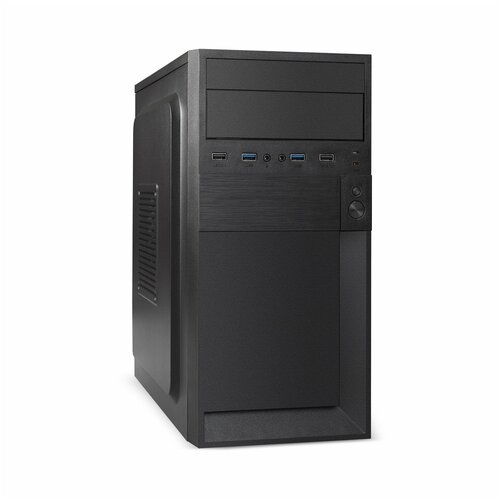 Корпус Minitower ExeGate BAA-105U2-01-AAA450 (mATX, БП AAA450 с вент. 8см, 2*USB+2*USB3.0, аудио, черный) EX291147RUS