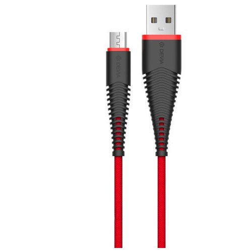 Кабель USB C Devia Fish 1, красный, 1,5 м