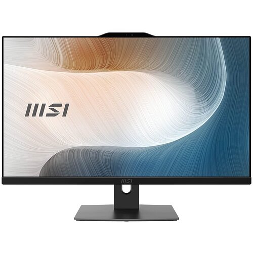 Моноблок MSI Modern AM272P 12M-229XRU 27" Full HD i7 1260P (2.1) 32Gb SSD1000Gb Iris Xe noOS GbitEth WiFi BT 120W клавиатура мышь Cam черный 1920x1080