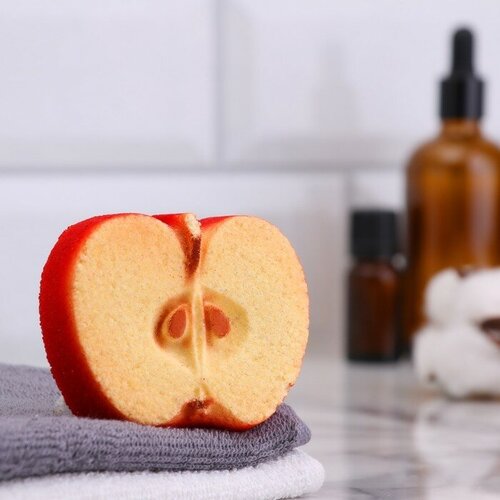 Шипучая бомбочка "Яблоко" 95 гр аромат яблоко-вишня
