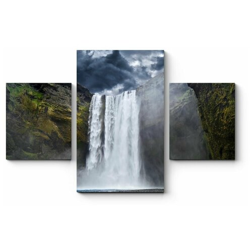 Модульная картина Захватывающий дух вид на горный водопад170x111