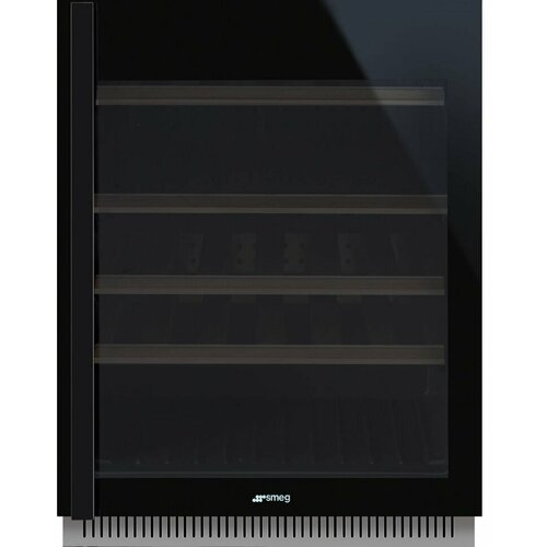 Встраиваемый винный шкаф Smeg CVI638RN3, черный