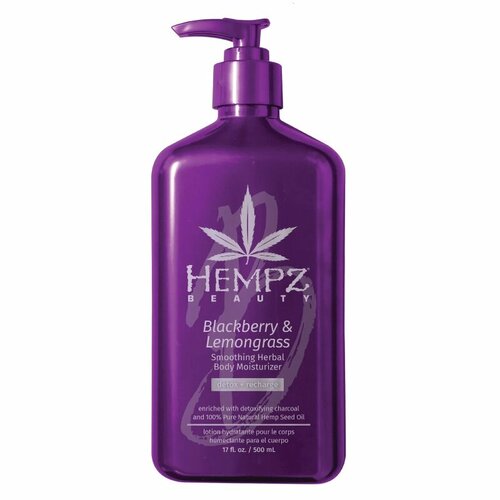 Молочко hempz blackberry & lemongrass smoothing herbal body moisturizer
