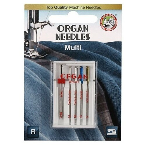 Игла/иглы Organ Multi, серебристый, 5 шт.