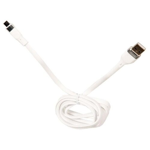 Cable / Кабель USB HOCO U72 Forest Silicone для Micro USB, 2.4 A, длина 1.2 м, белый