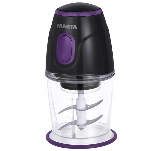 Измельчитель MARTA MT-2073, 500 Вт, фиолетовый чароит/черный