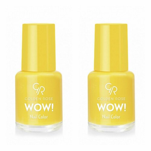 Golden Rose Лак для ногтей Wow! Nail Lacquer, тон 041, 6 мл, 2 штуки