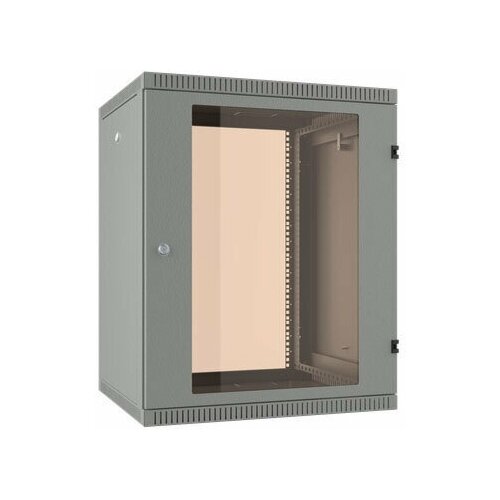 Шкаф коммутационный C3 Solutions WALLBOX (NT589169) настенный 18U 600x350мм пер. дв. стекл направл. под закл. гайки 360кг серый 300мм 23кг 880мм IP20 сталь