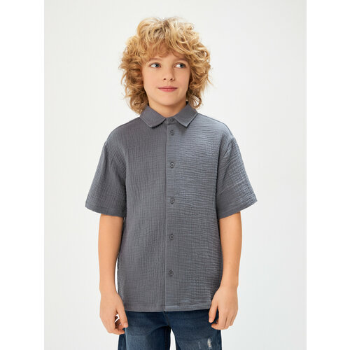 Рубашка Acoola, размер 104, серый