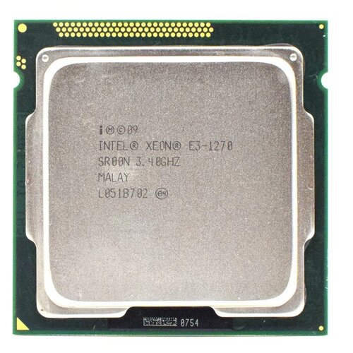Процессор Intel Xeon E3-1270 LGA1155,  4 x 3400 МГц, OEM