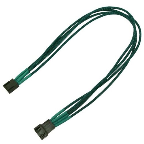 Аксессуар Удлинитель Nanoxia 4-pin PWM 30cm Green NXPWV3EG